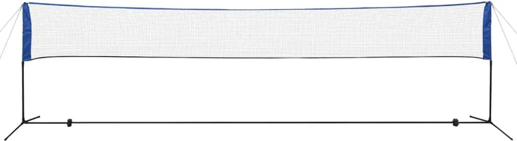 vidaXL Marketos Badmintonová síť s košíčky, 600x155 cm