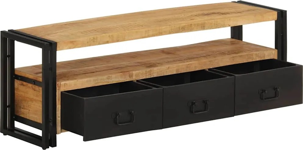 TV skříňka 120 x 30 x 40 cm masivní mangovníkové dřevo 338466