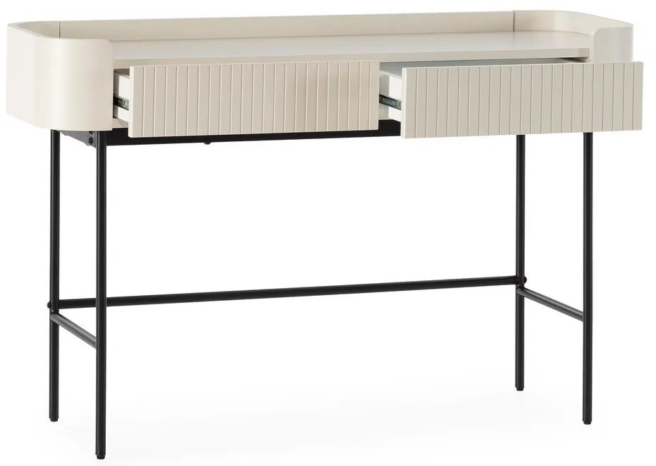 Krémový konzolový stolek 40x120 cm Willa – MOME