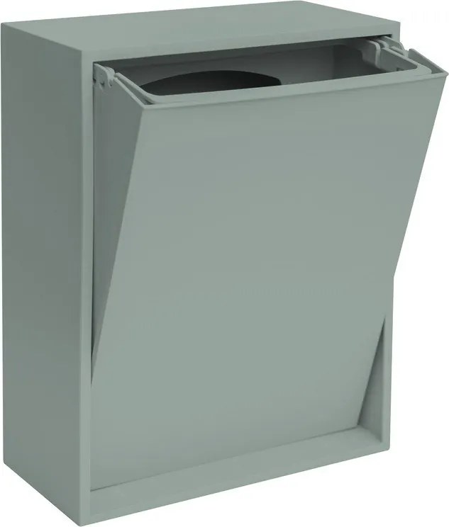 Šedomodrý odpadkový koš na tříděný odpad/nástěnný z recyklovaného plastu Recycling Box – ReCollector