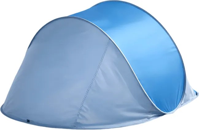 Samorozkládací plážový stan SUNSHADE 190x120 cm, modrá/bílá