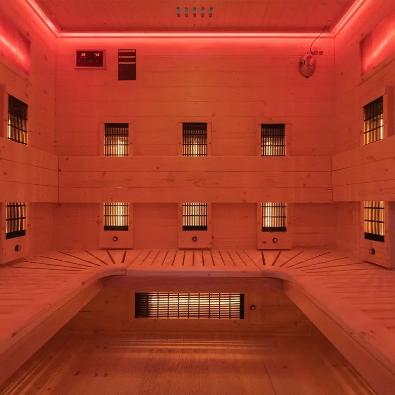 BPS-koupelny Infrasauna Relax HYD-6714 180x150, 3-4 osoby