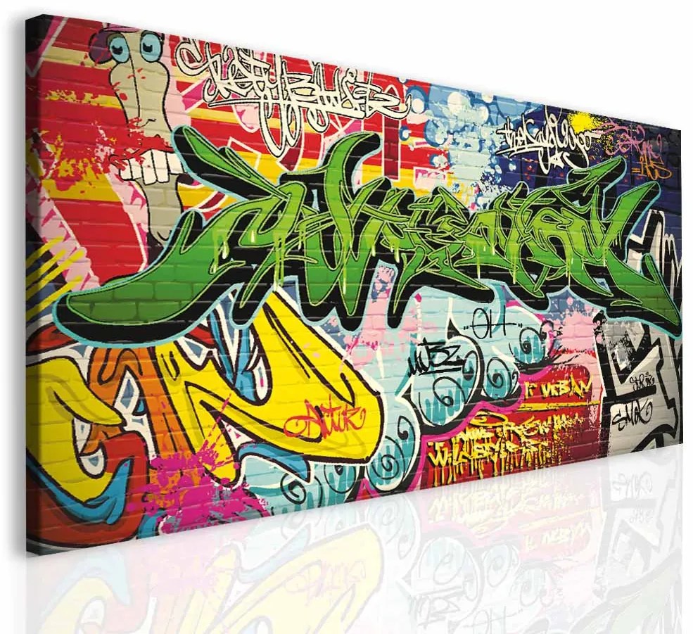 Obraz dětské graffiti Velikost (šířka x výška): 130x70 cm