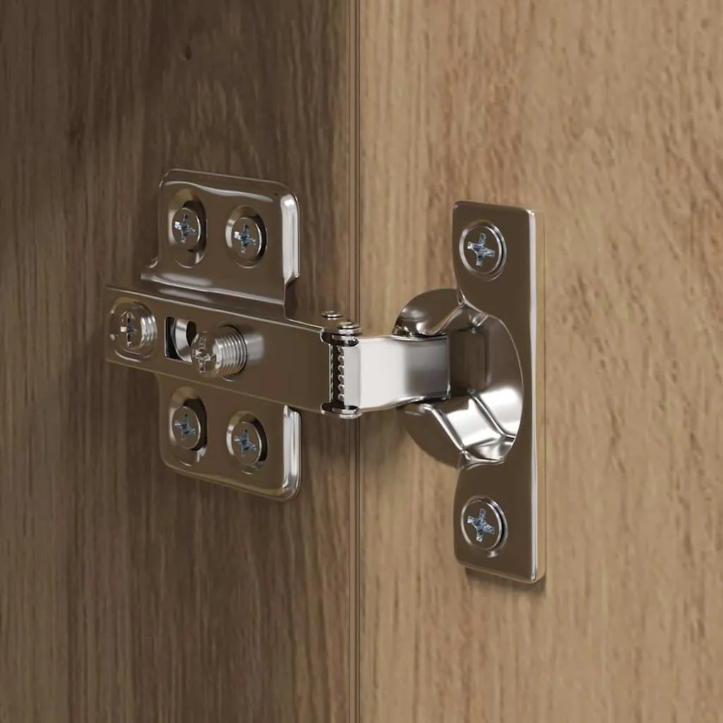 vidaXL 4dílný set TV skříněk kompozitní dřevo [3393329] Barva: Bílá