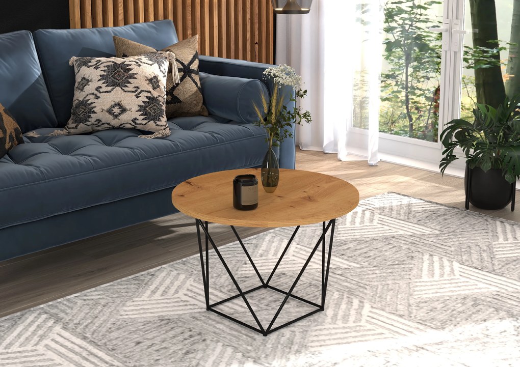 ADRK Furniture Konferenční stolek LIAM CT-LIA-B-A