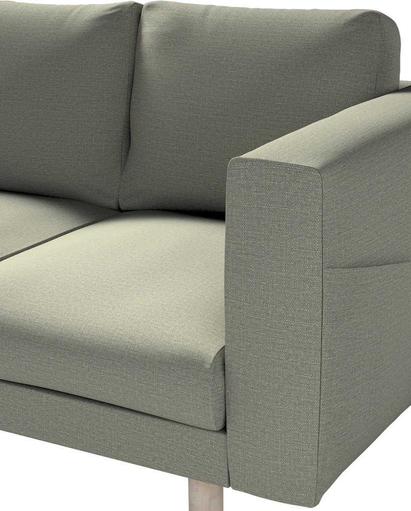 Potah na pohovku IKEA Norsborg 3-místná barva šedá látka pletený vzor
