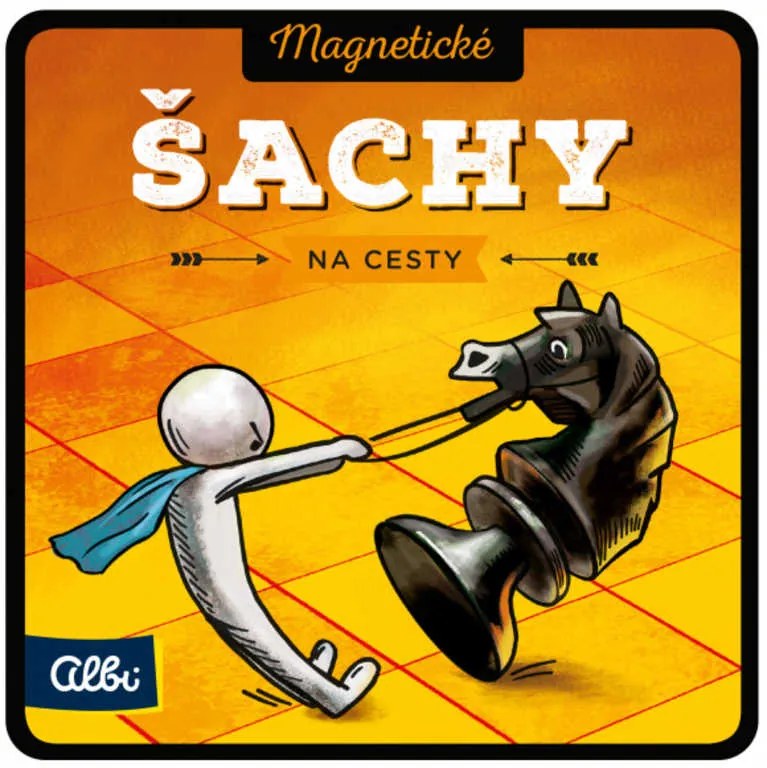 ALBI HRA Šachy magnetické na cesty *SPOLEČENSKÉ HRY* alpk070466