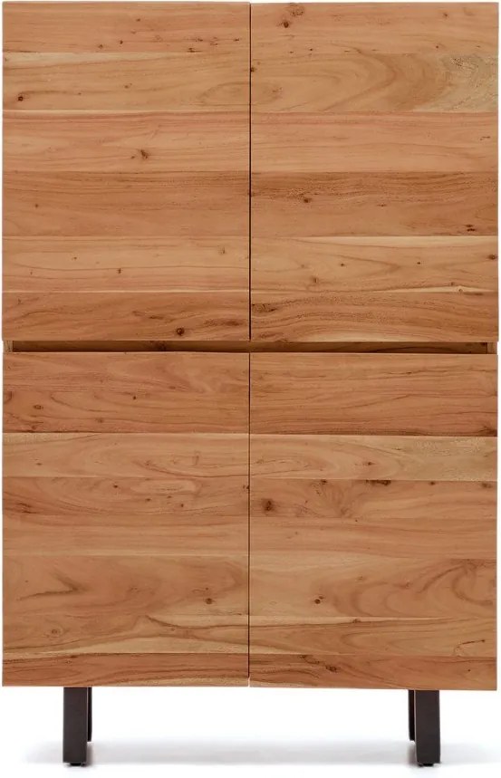 Komoda z masivu akácie v přírodní barvě 100x155x40,5 cm Uxue – Kave Home