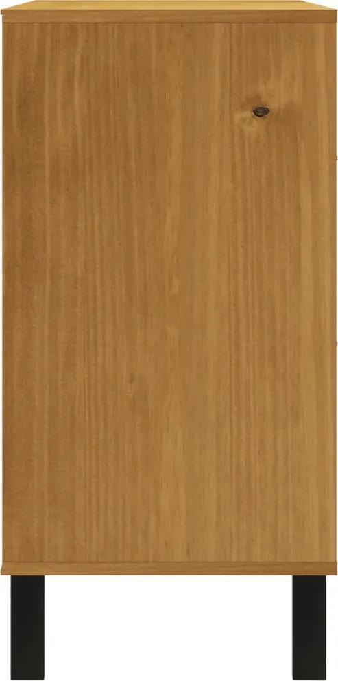 vidaXL Zásuvková komoda FLAM 110 x 40 x 80 cm masivní borové dřevo [376070]