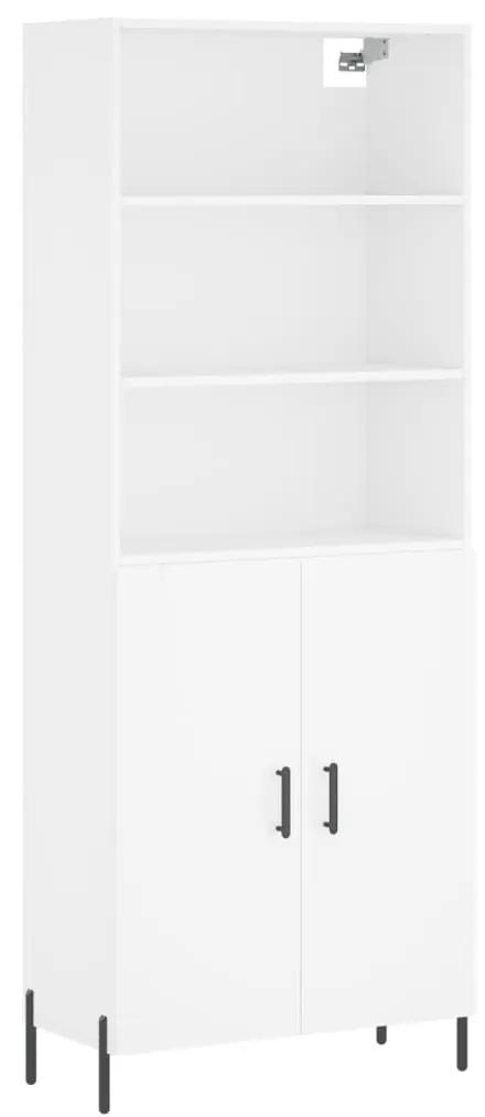 Skříň highboard bílá 69,5 x 34 x 180 cm kompozitní dřevo,  3189261
