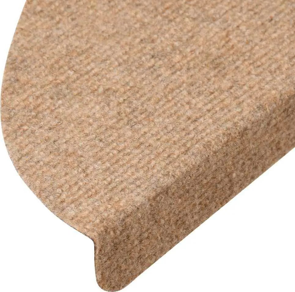vidaXL Samolepicí nášlapy na schody 15 ks 56x17x3 cm [136390] Barva: Šedá