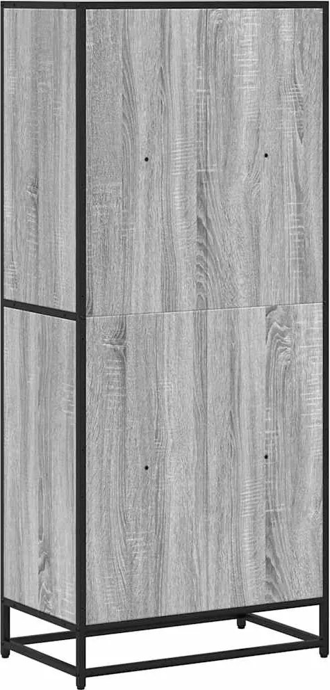 Knihovna šedá sonoma 60 x 35 x 139 cm kompozitní dřevo 3300843