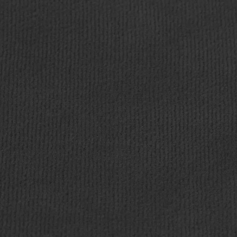 SCANquilt napínací prostěradlo VELVET LYCRA tmavě šedá 180 x 200 cm