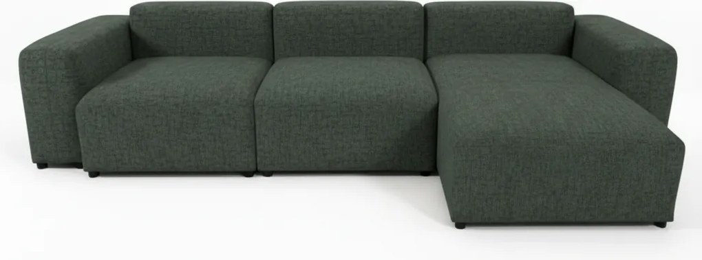 Rohová modulární sedací souprava do L MODINI, 330 cm Barva látky Moly: Krémová (Moly 02)