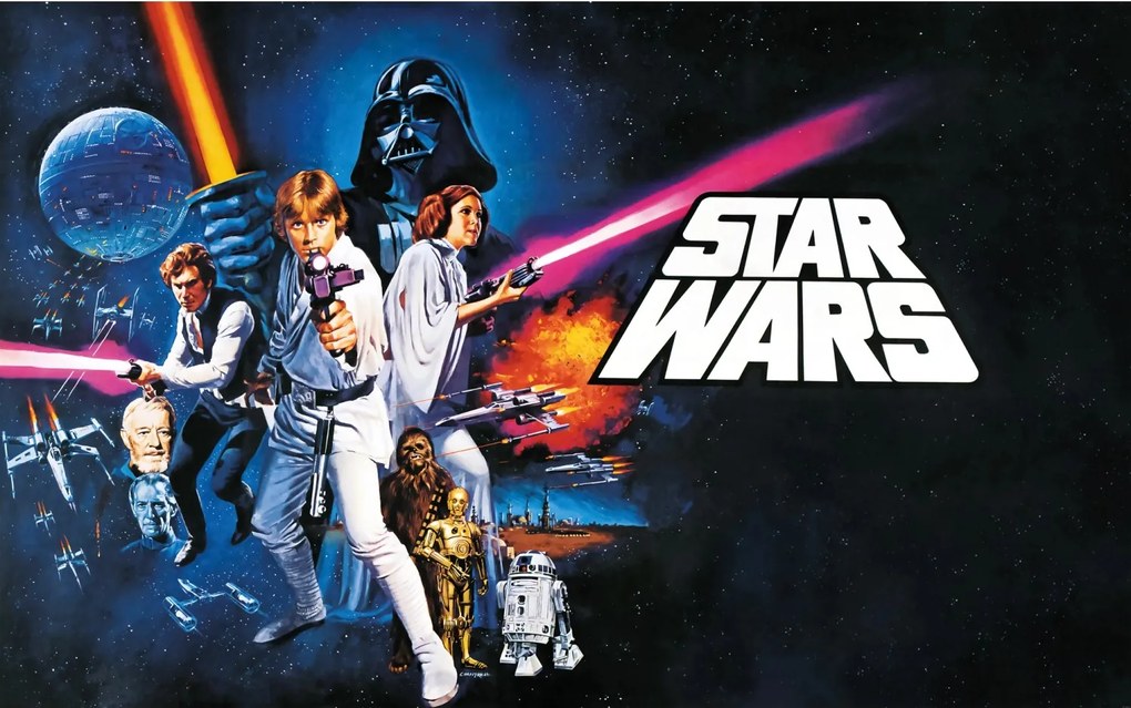 Komar Vliesová fototapeta Star Wars Poster Classic 400 x 250 cm