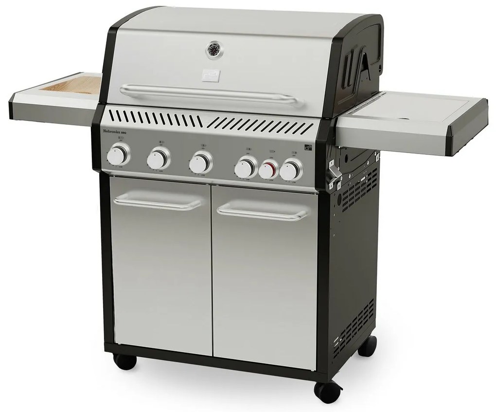 Plynový gril G21 Nebraska BBQ Premium line, 6 hořáků + zdarma redukční ventil