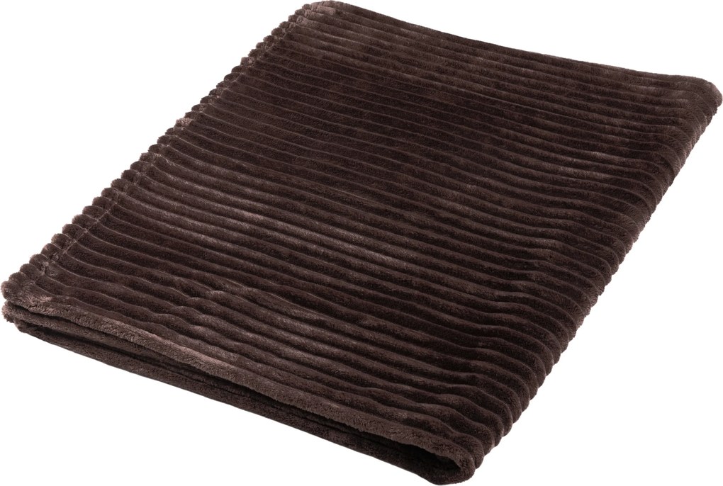 Livarno® Hebká deka, 130 x 170 cm (hnědá)