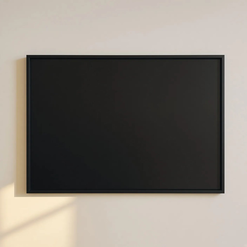 Toptabule.sk Černá magnetická popisná tabule PREMIUM v hliníkovém černém rámu 60x40 cm