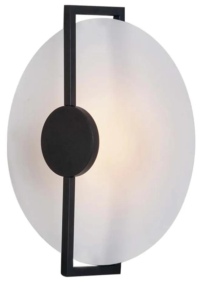 Zambelis 1910 nástěnné LED svítidlo černo/bílé, 13W, 3000K, 38cm