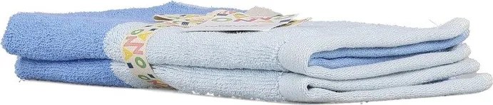 Modré froté bavlněné ručníky v sadě 2 ks 30x50 cm Pixie – ONA