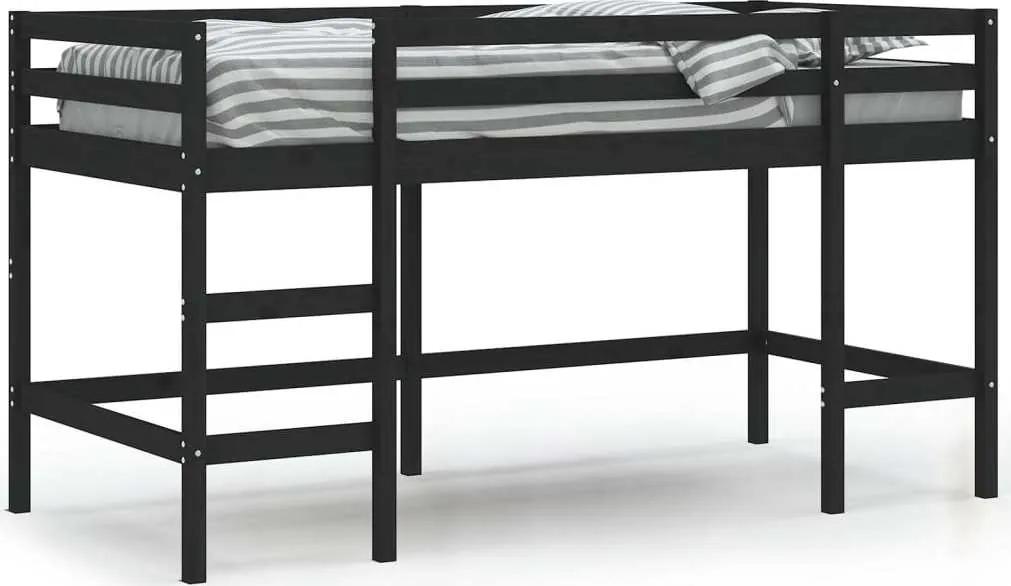 vidaXL Dětská patrová postel se žebříkem 90 x 190 cm borové dřevo [835903] Barva: Přírodní