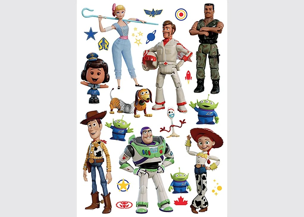 Dětská samolepka na zeď Toy Story: Příběh Hraček, Disney | 42.5 x 65 cm | DDK 1737