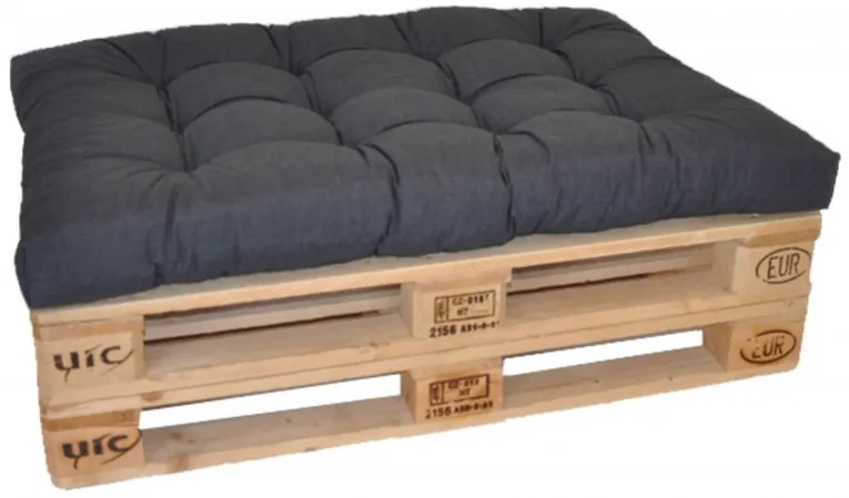 Axin Trading Sedák na paletu 120x80 cm Polstr: Světle zelený melír