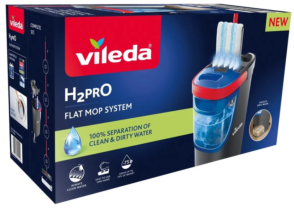 Vileda H2Pro plochý mop