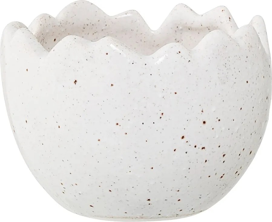 Bílý kameninový květináč Bloomingville Easter, ⌀ 8,5 cm