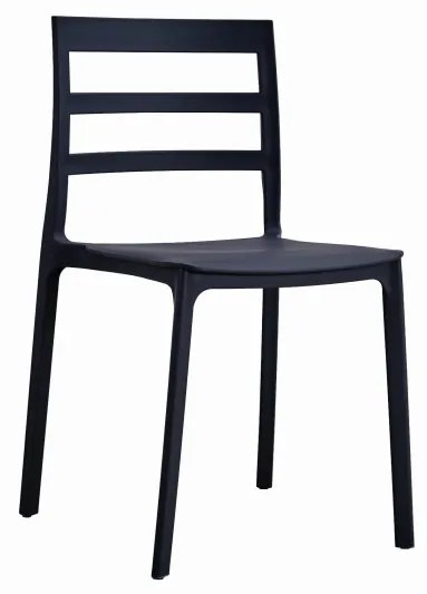 Set tří židlí ELBA černé (3ks)