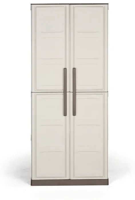 Plastová dílenská skříň na nářadí S Line, vysoká, 700 x 390 x 1650 mm