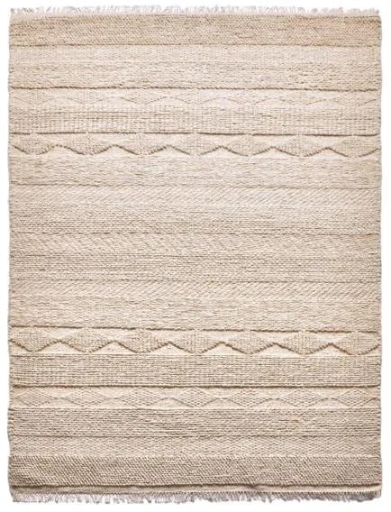 Diamond Carpets India, Ručně vázaný kusový koberec Grandeur DESP P54/2 Dune White, 200x290, béžová, chodba / předsíň