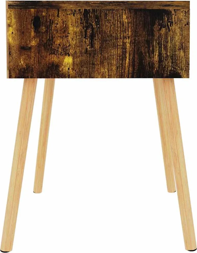 Noční stolky 2 ks kouřový dub 40 x 40 x 56 cm kompozitní dřevo 326812