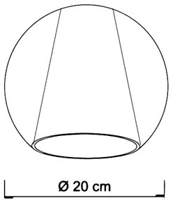 Sikrea 4271 Emy, stínidlo z ručně foukaného zeleného skla, Ø20cm