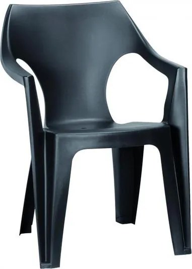 ALLIBERT DANTE zahradní židle, 57 x 57 x 79 cm, grafit 17187058