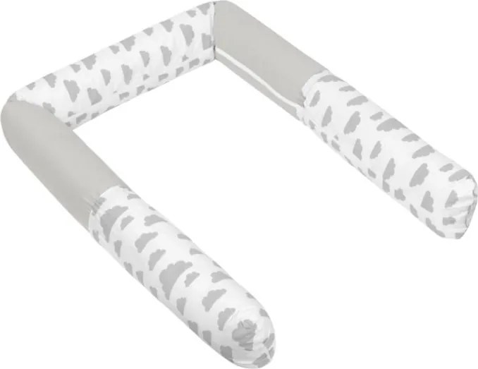 Bellatex Mantinel do postele VÁLEC průměr 16x280 cm Mráček šedá, bílá