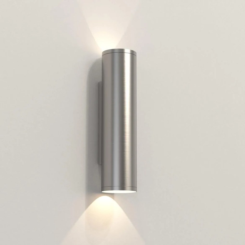 AST 1428004 Venkovní nástěnné svítidlo Ava 300 Coastal 2x6W GU10 kartáč. ocel - ASTRO Lighting