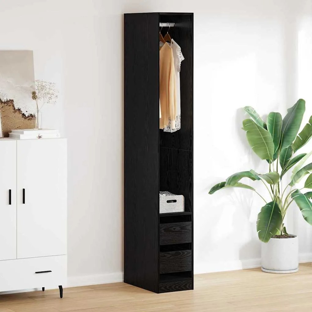 Šatní skříň Černý dub 50 x 30 x 200 cm Kompozitní dřevo 3403221