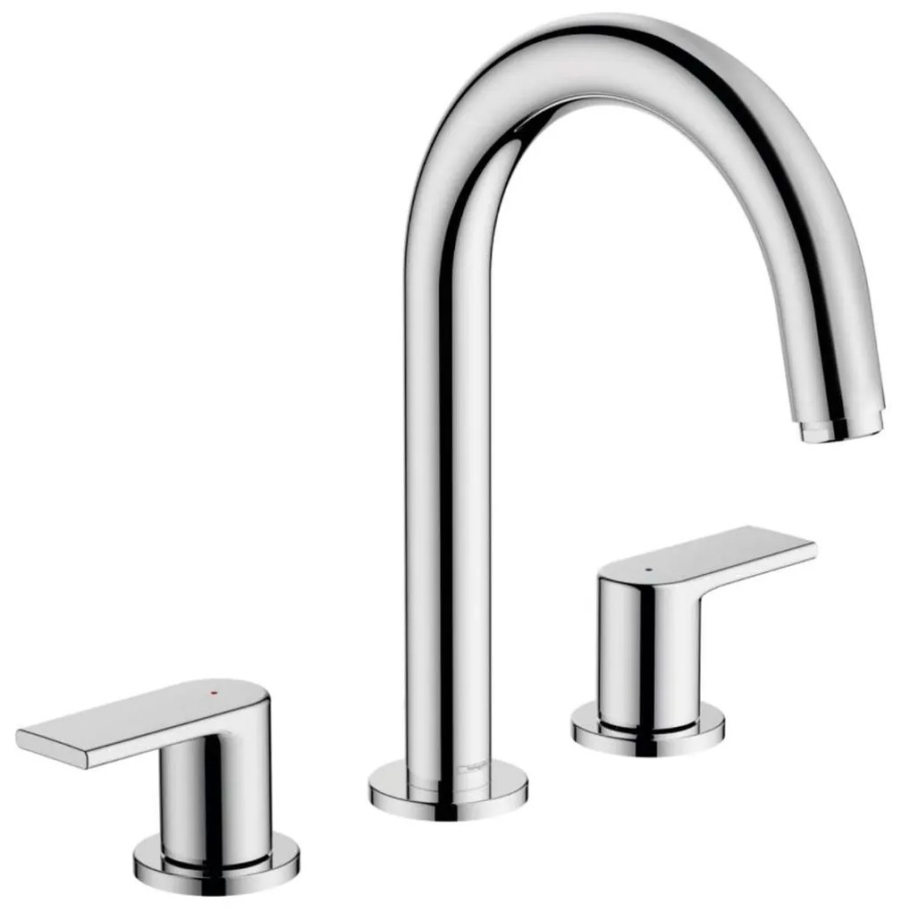 Hansgrohe Vernis Shape - Umyvadlová baterie s výpustí, 3-otvorová instalace, chrom 71563000