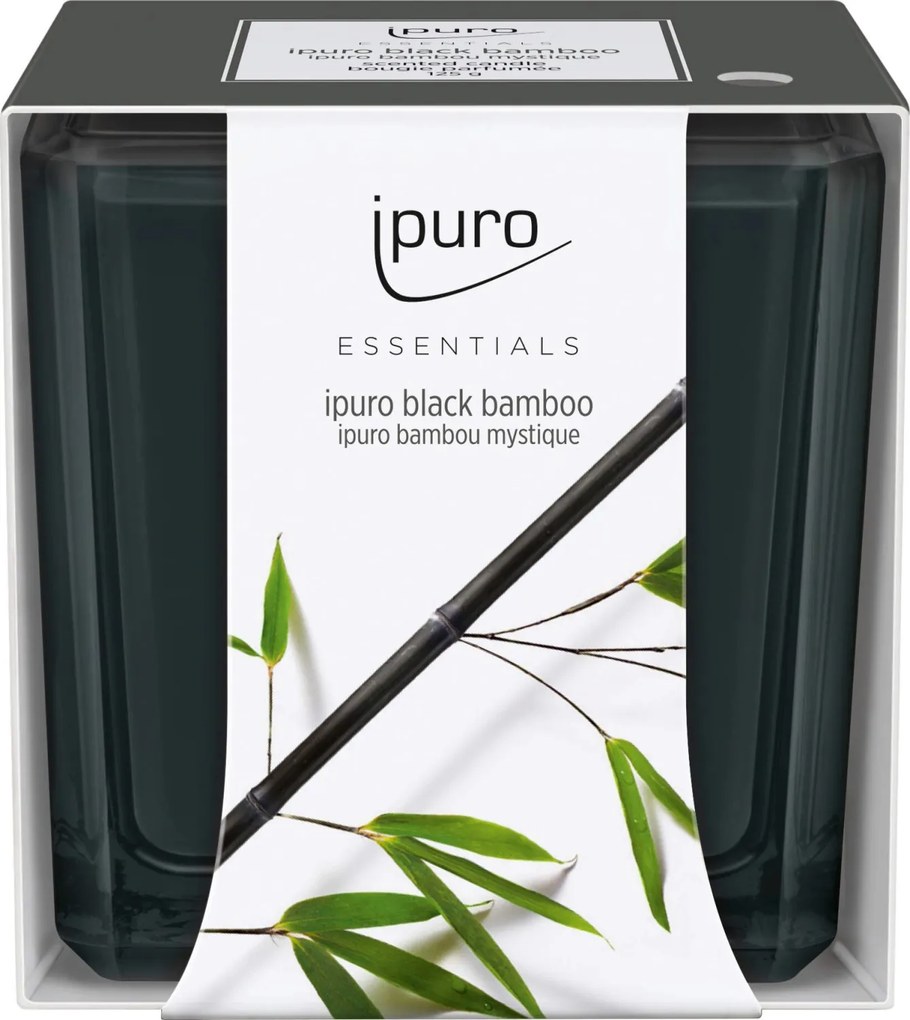 Ipuro Vonná svíčka Essentials, Black Bamboo, 125 g
