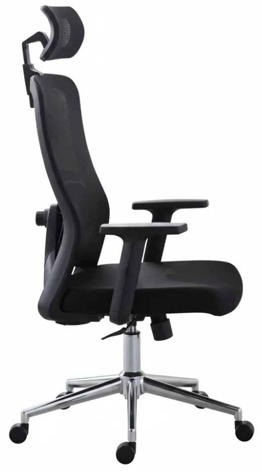 Kancelářská ergonomická židle Neoseat ZENA — síť / látka, černá, nosnost 150 kg