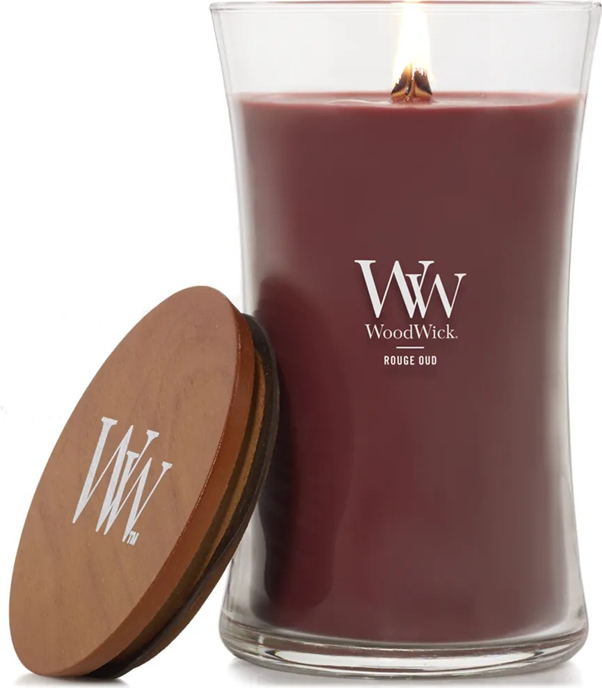 WoodWick svíčka Rouge Oud Velikost: střední 275 g