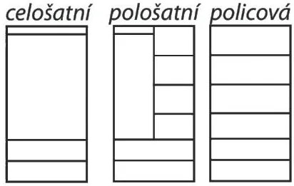 HP-Nábytek Skříň Alfa 2D Praktik BUK ROZMĚR: (š/v/h) 95 x 185 x 55 cm celošatní