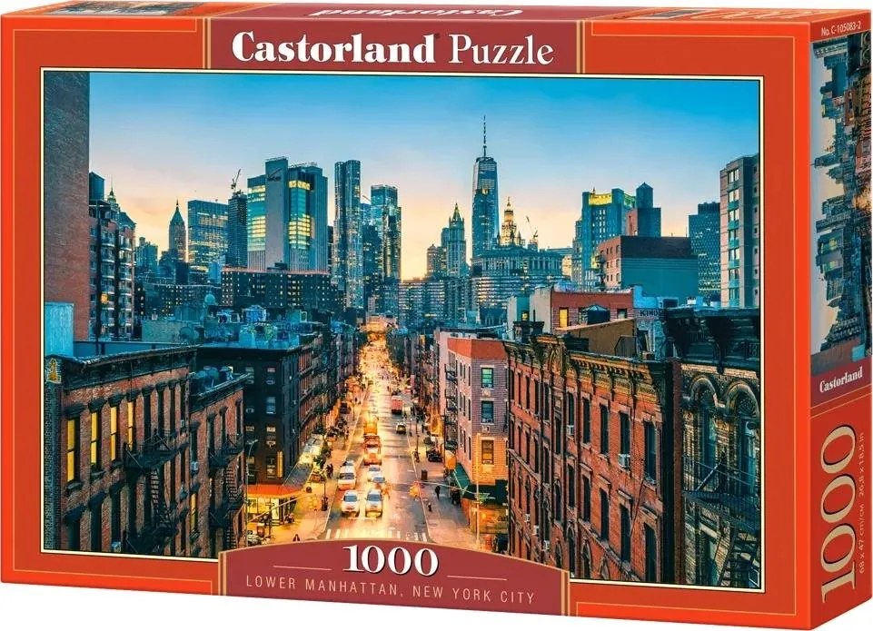 Castorland puzzle dolní manhattan, new york 1000 dílků