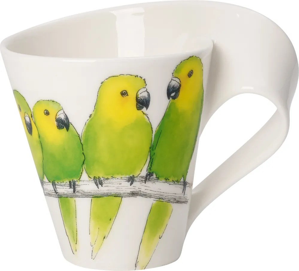 Villeroy&Boch Villeroy & Boch NewWave Caffè Braunwangensittich hrnek mit Henkel (Geschenkkarton) 130 x 95 x 1