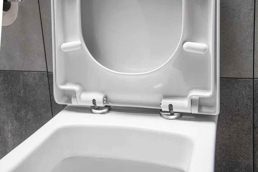 Aqualine Aqualine, DONA WC sedátko, Soft Close, bílá, FD121