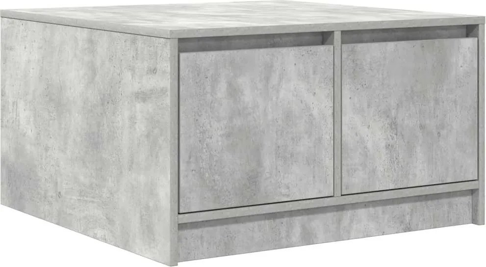 Konferenční stolek se zásuvkami Betonová šedá 70,5x70x40 cm 3328411