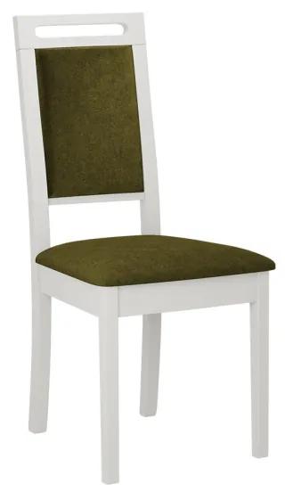 Čalouněná jídelní židle Heven XV, Barva dřeva: bílá, Potah: Paros 2