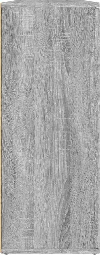 vidaXL Příborník 91 x 29,5 x 75 cm, konstrukční dřevo [823275] Barva: Černý dub