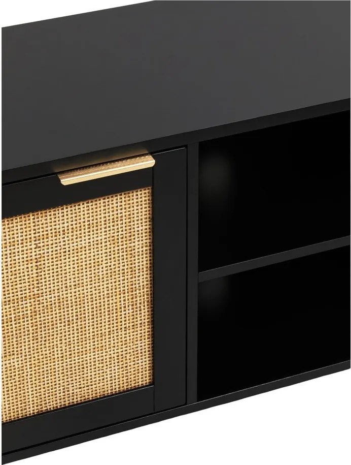 Černý TV stolek 120x52x38 cm Sherman – Premier Housewares